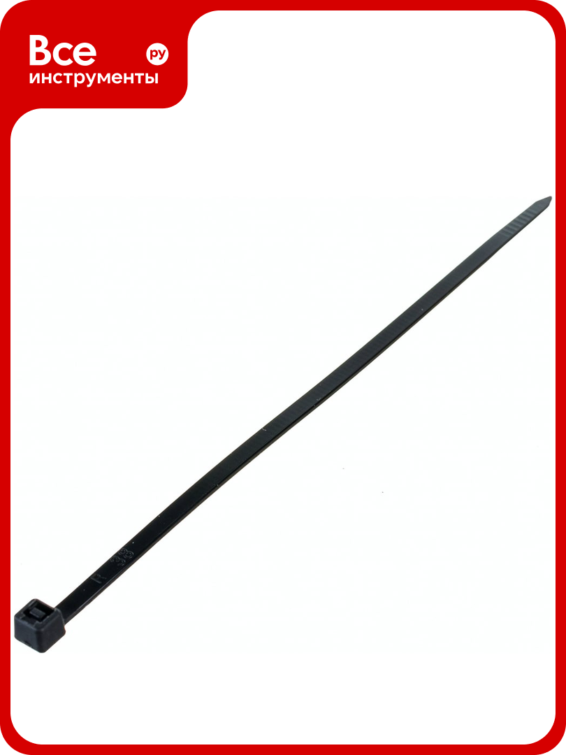 Нейлоновый хомут DORI 3,6x150 мм черный 100 шт 46097