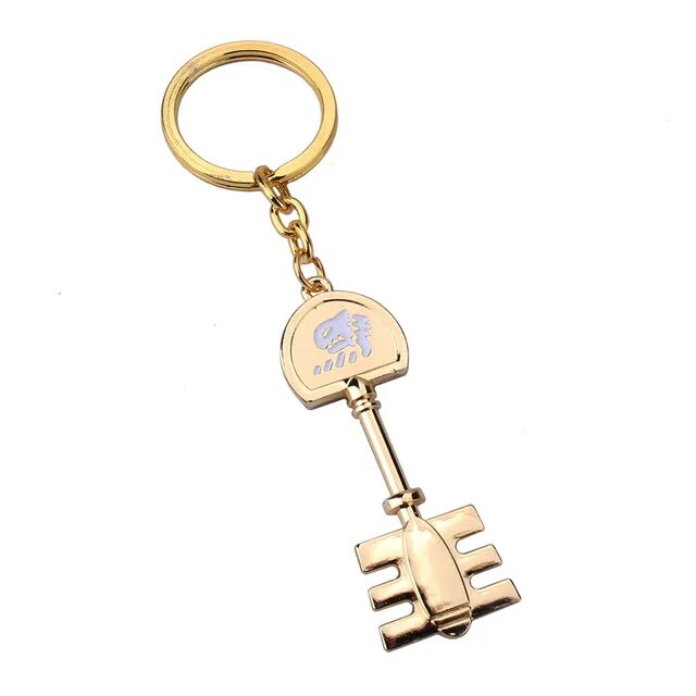 Брелок для ключей «Люси Зодиак» для мужчин и женщин, металлическая эмалированная цепочка для ключей с 12 созвездиями, с волшебным призраком, знаком зодиака, кольцо для ключей, ювелирные изделия для фанатов