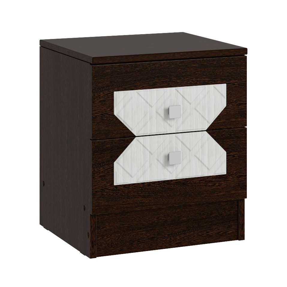 Тумба прикроватная Николь 40,0х47,0х39,0 см, венге/лиственница светлая