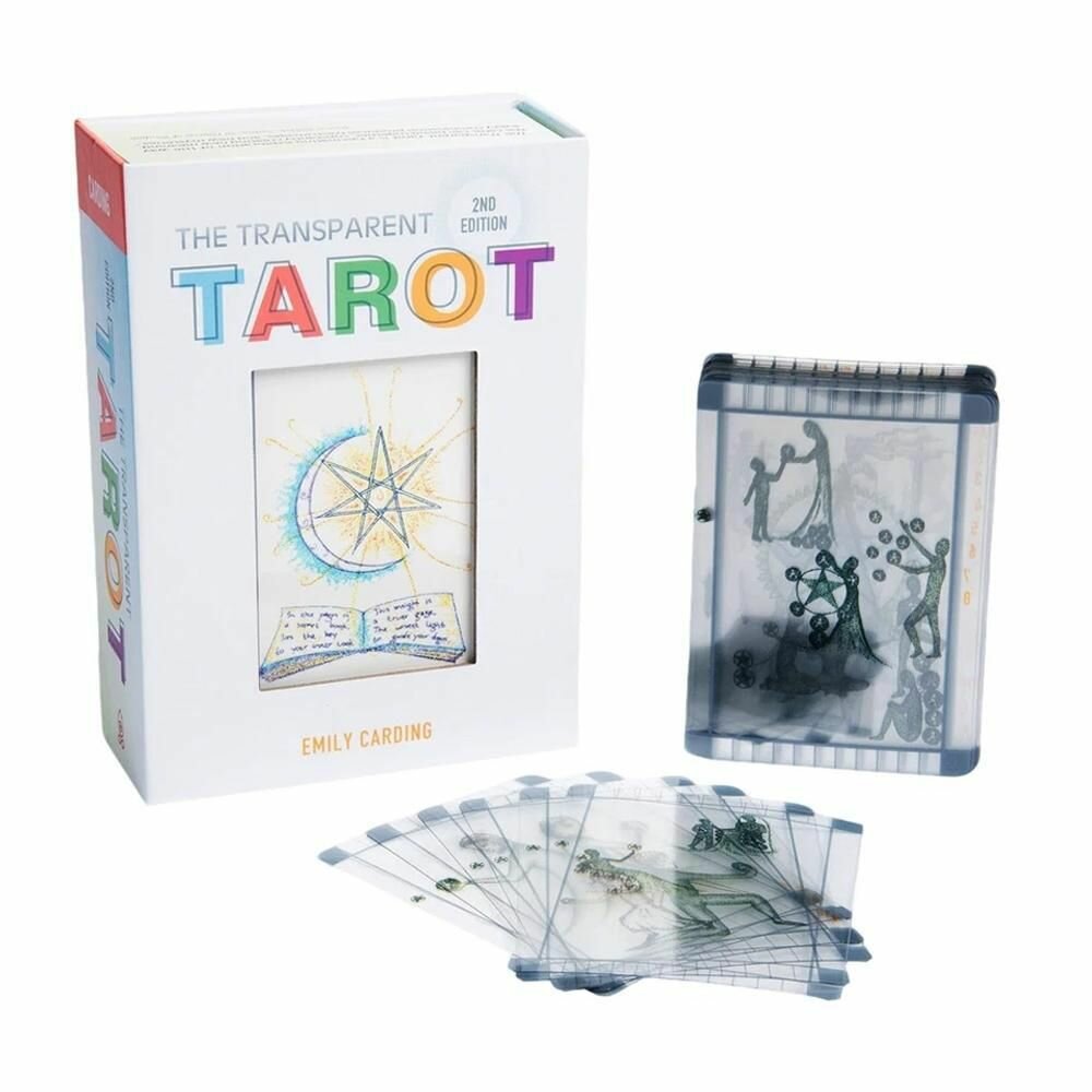 Карта Таро Христа, Второе издание, Прозрачный пластик, изысканный узор, 78 карт