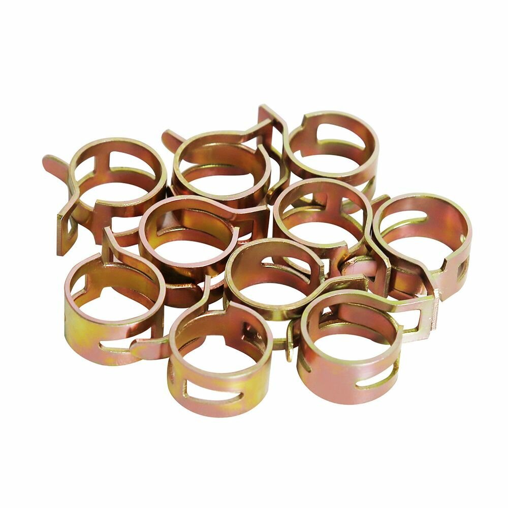 Набор из 60 предметов из нержавеющей стали, хомуты для шлангов, топливный шланг, хомуты для водопроводных труб, фиксаторы для воздушных труб, пружинные зажимы 6/9/10/12/14/15 мм