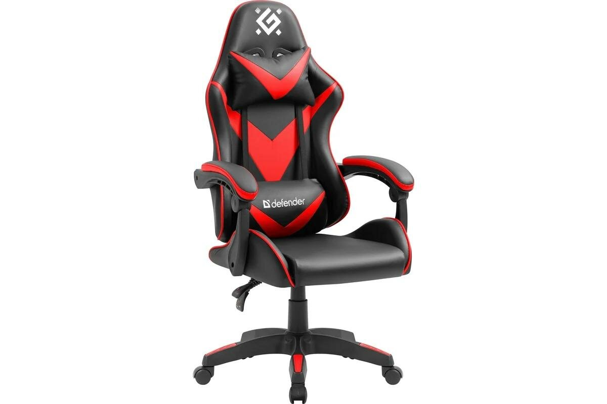 Игровое кресло XCOM BLACK/RED PU 64337 DEFENDER