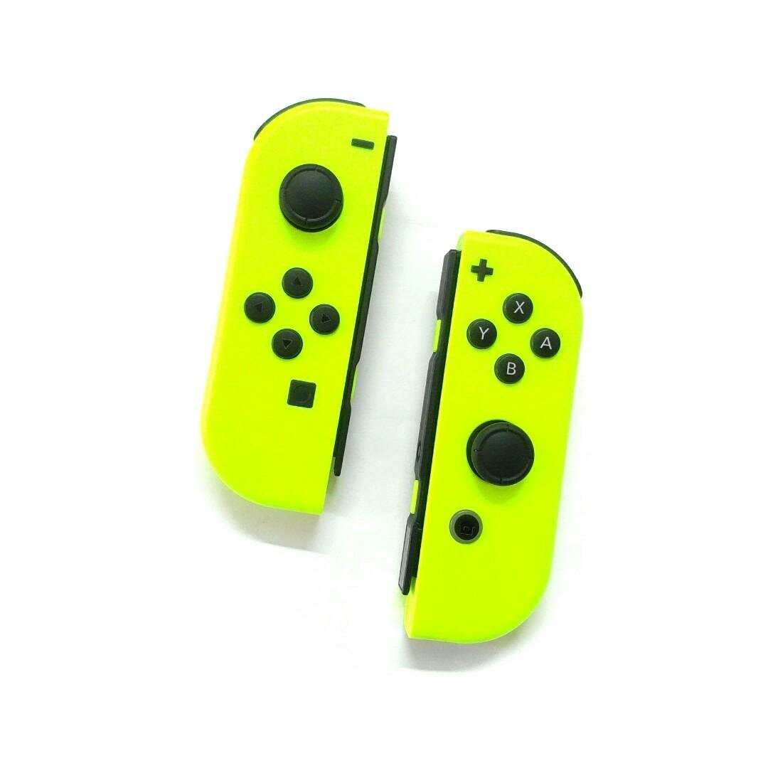 Геймпады контроллеры Joy-con для Nintendo Switch и Nintendo Switch OLED кислотный зеленый джойстики цвет 6