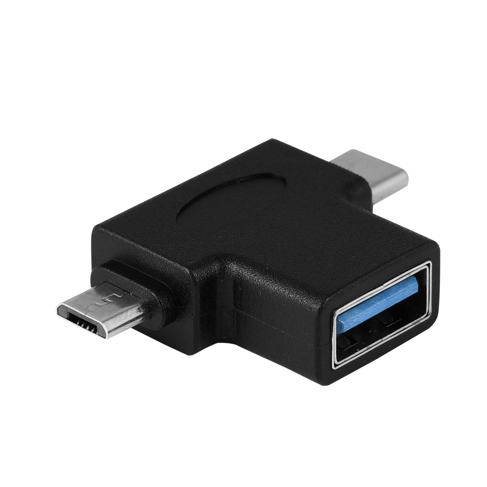 Mini 2 в 1 Micro USB USB 3.1 Тип C Самцовый до USB 3,0 Женский адаптер конвертера OTG