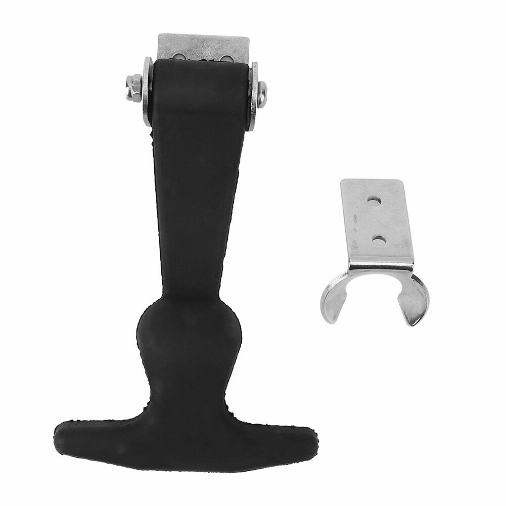 Rubber Hasp Damping Buckle Hardware Fasteners Insulation Heat Resistance Air Tightness Black