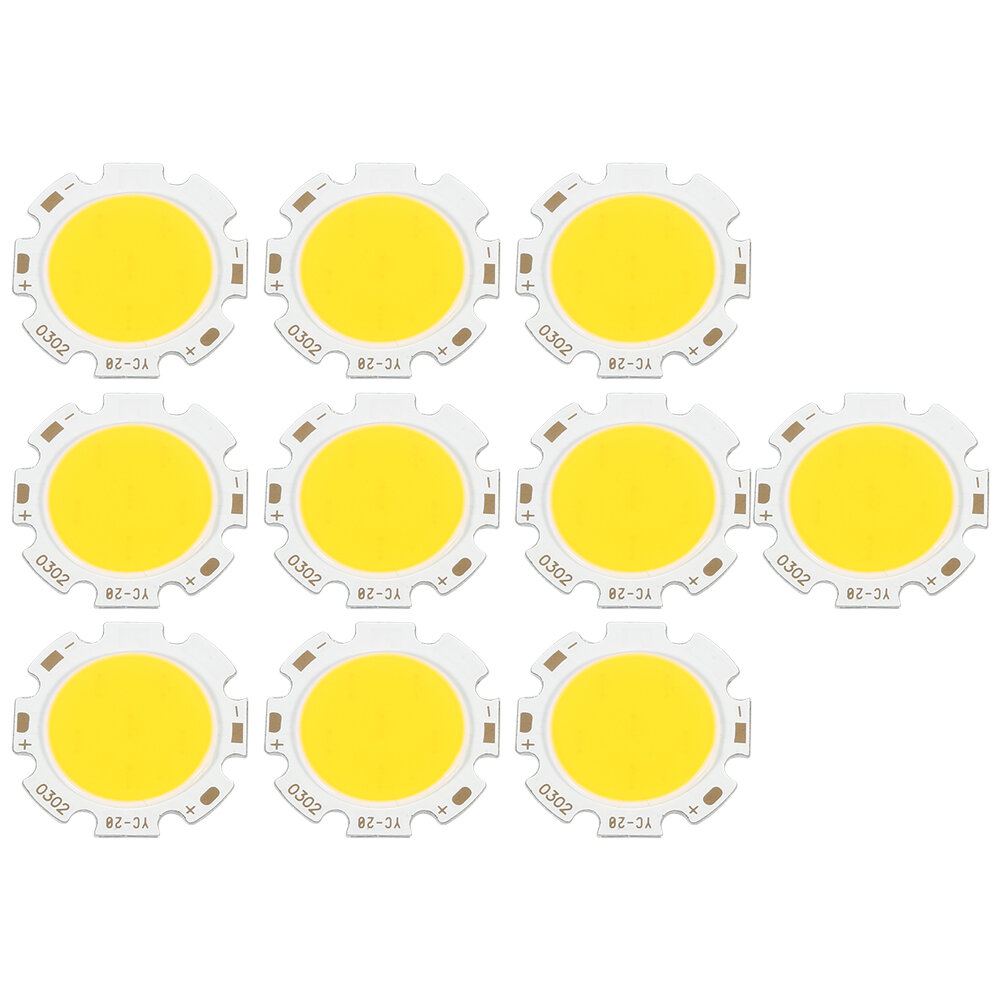 10 шт -класса круглая початка 3 Вт высокой мощности светодиодная лампа Light Lamp