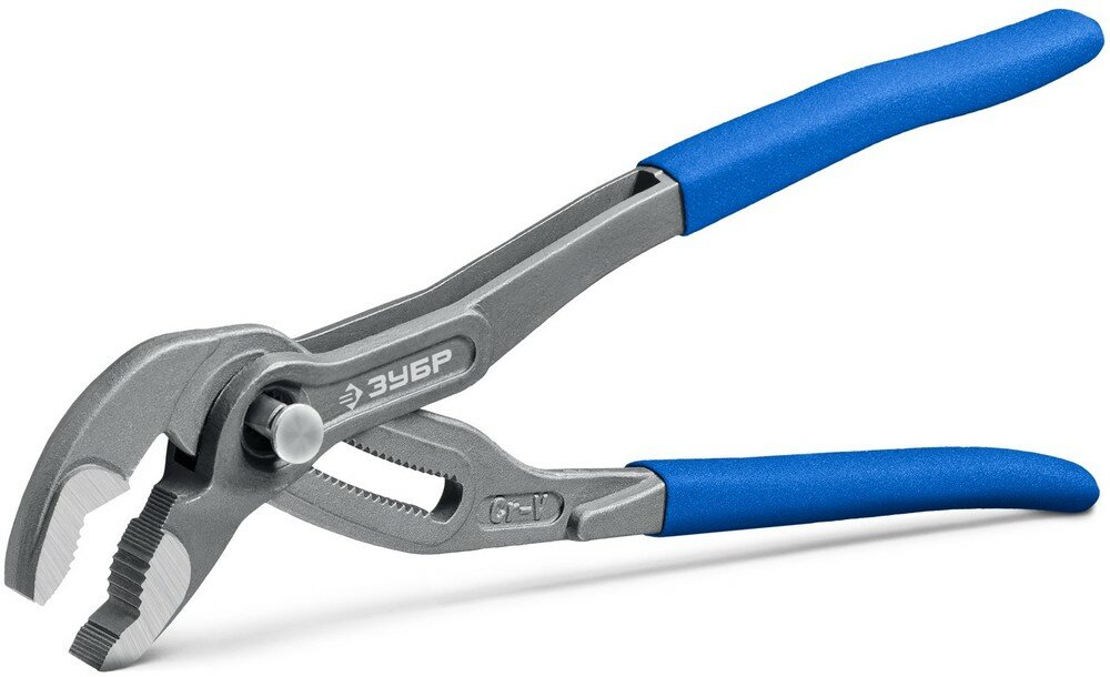 ЗУБР Профи 250 мм, захват 60 мм, CrV, переставные клещи с быстрым перемещением (22441-25)