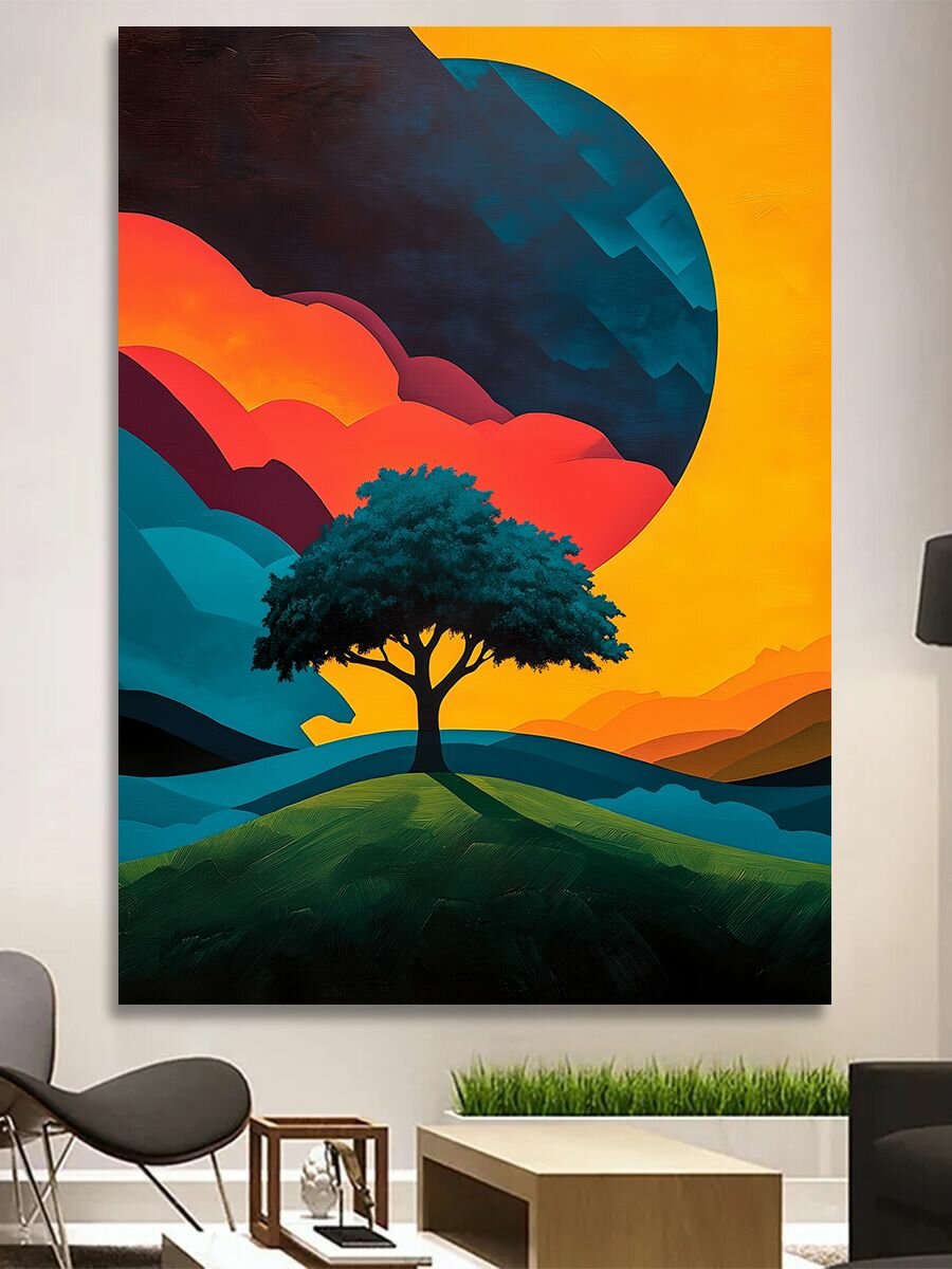 Пейзаж / природа, интерьерная картина / на холсте, 30х40 см.