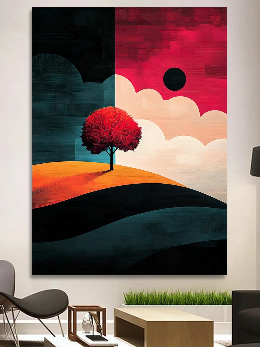 Пейзаж / природа, интерьерная картина / на холсте, 30х40 см.