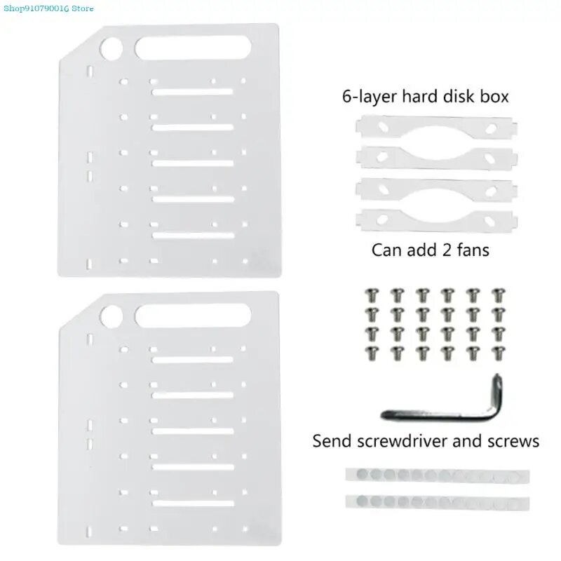 Акриловый кронштейн для жесткого диска 3,5 дюйма floor-6