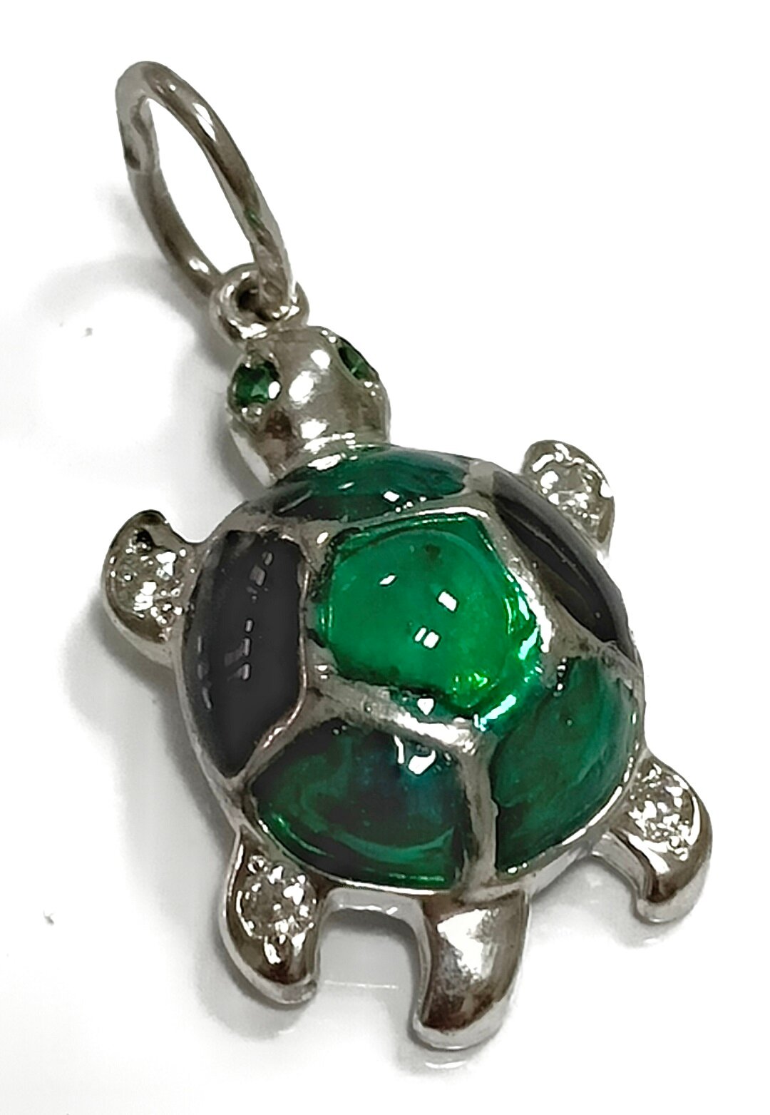 Подвеска Эстерелла, серебро, 925 проба, родирование, эмаль