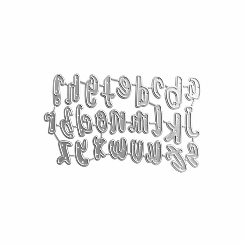 Шаблоны для вырезания букв и цифр, - QB3634 в нижнем регистре пусть