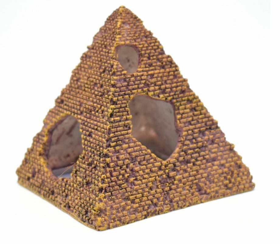 Грот для аквариума Пирамида 9*9*10.2