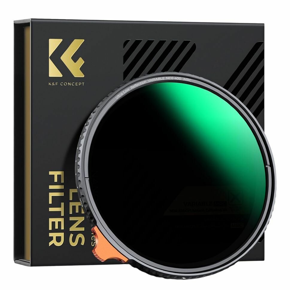 Светофильтр K&F Concept Nano-X ND2-400 Ultra Low Reflectivity 62мм