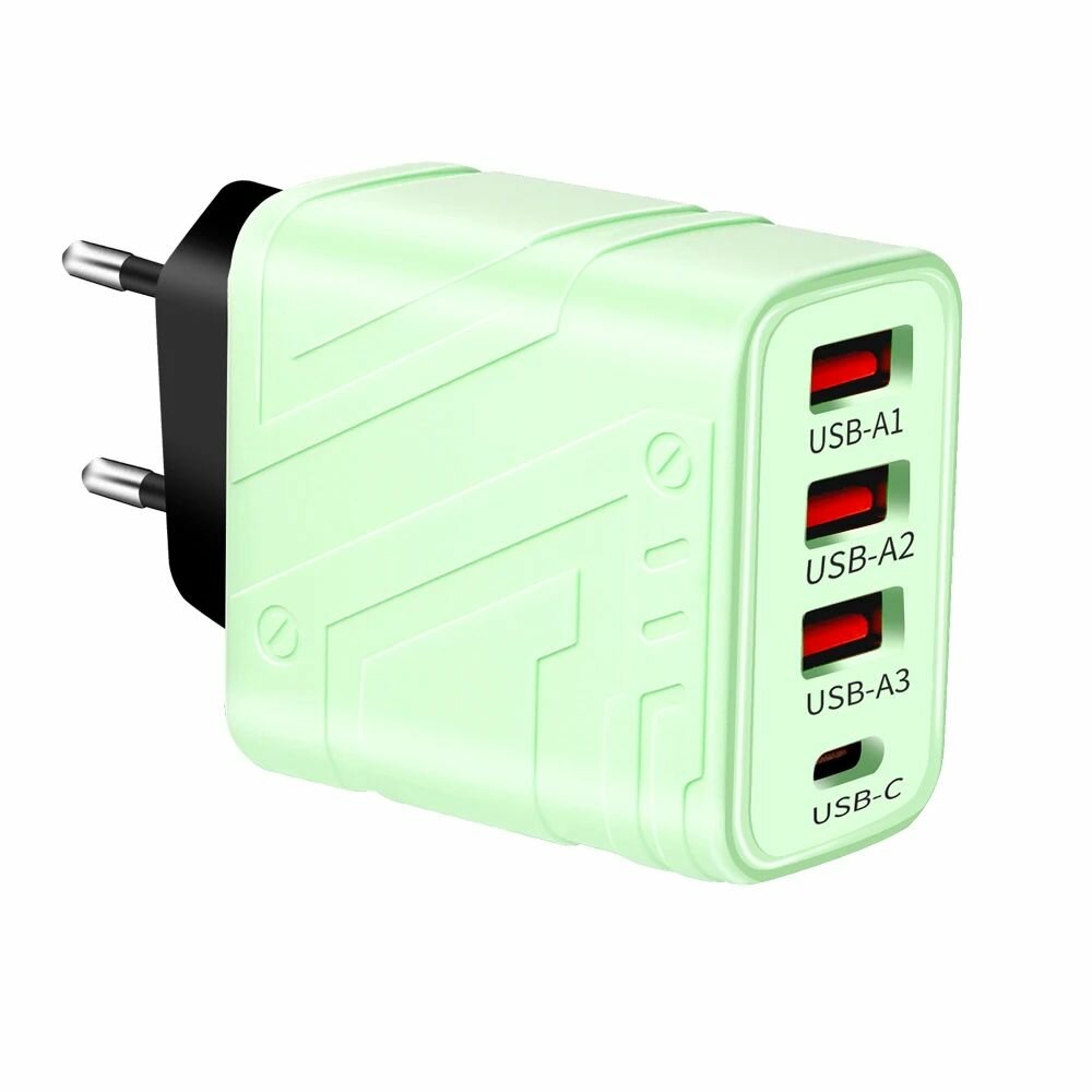 Henruisi 40 Вт Быстрое зарядное устройство PD Блок питания USB Type C Высокоскоростной настенный адаптер для быстрой зарядки .