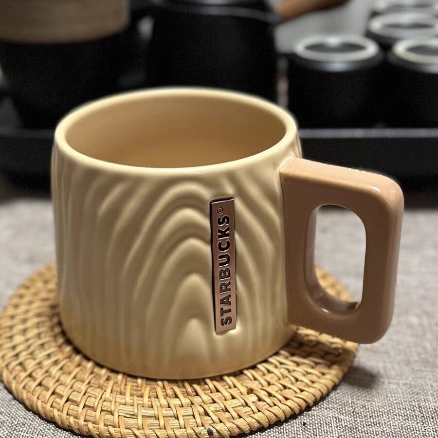 Кружка Starbucks, керамическая, 410мл, в подарочной упаковке, оранжевая