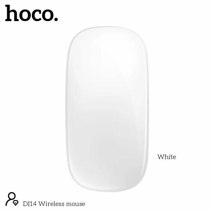 Мышь HOCO DI14, беспроводная, Bluetooth 5.0, оптическая, 1600 DPI, белая