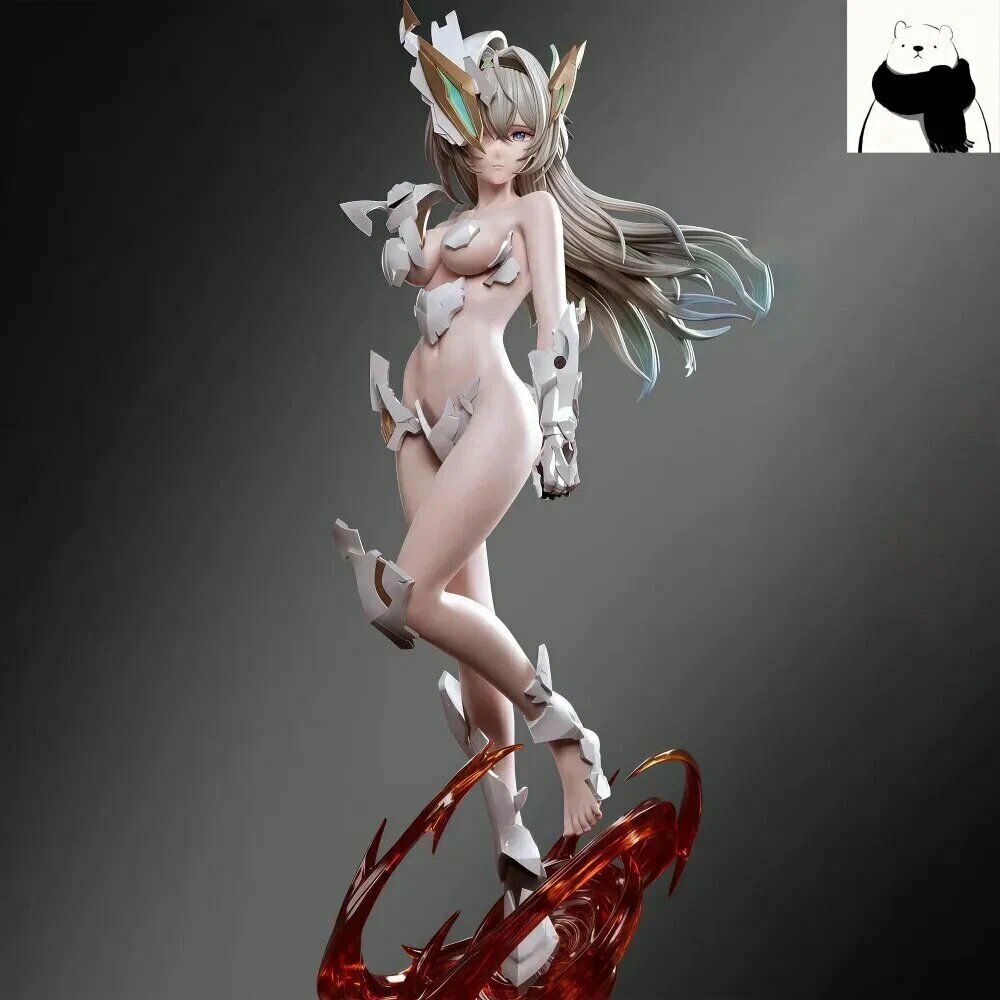 Аниме фигурка Обрушение: Железная дорога "Звездный купол" Поток. Honkai: Star Rail Firefly 25 CM