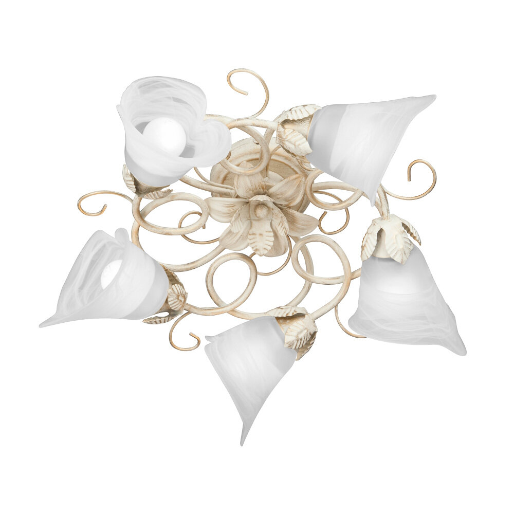 Люстра, потолочный светильник, Vitaluce V1646/5PL Потолочные люстры, стиль: Флористика, E14