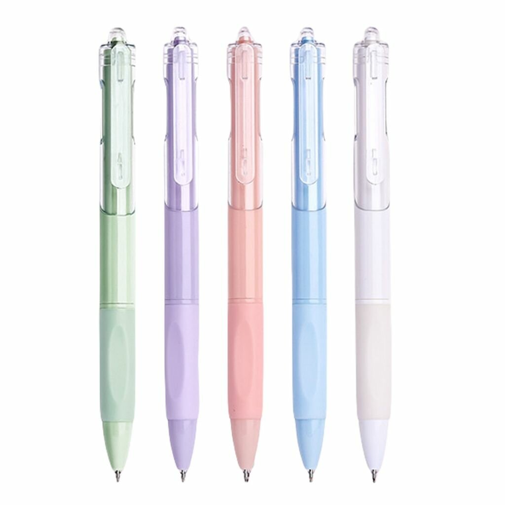 1 коробка из 5 быстросохнущих гелевых ручек press the set-rainbow mousse