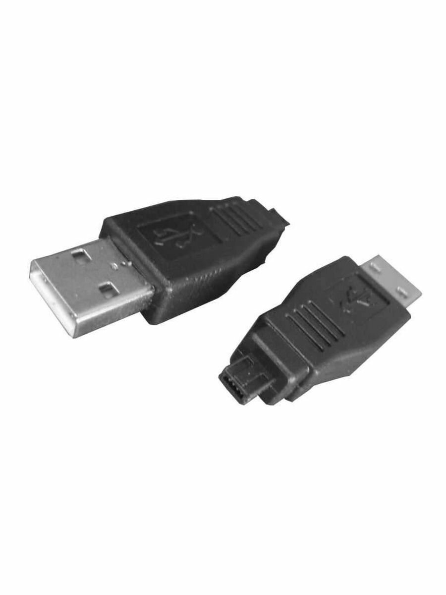 Переходник USB A (штекер) - mini USB А 4pin (штекер) 3 шт в комплекте