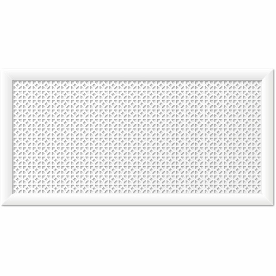 Экран для радиатора ТМ Стильный Дом 120х60см, Сусанна белый