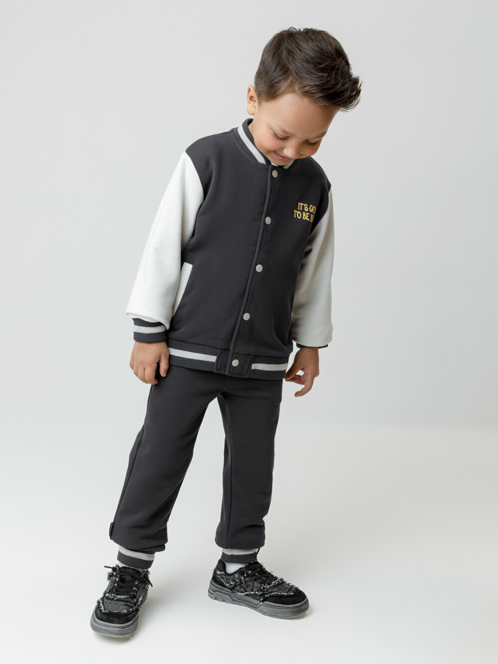 Брюки спортивные КР 400784/антрацитовый 3902 к590