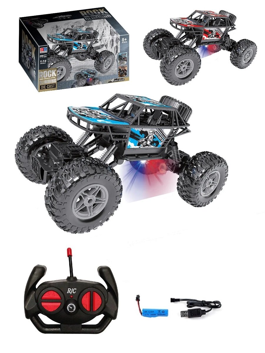 Игрушечная машинка краулер вездеход 27 см на пульте управления