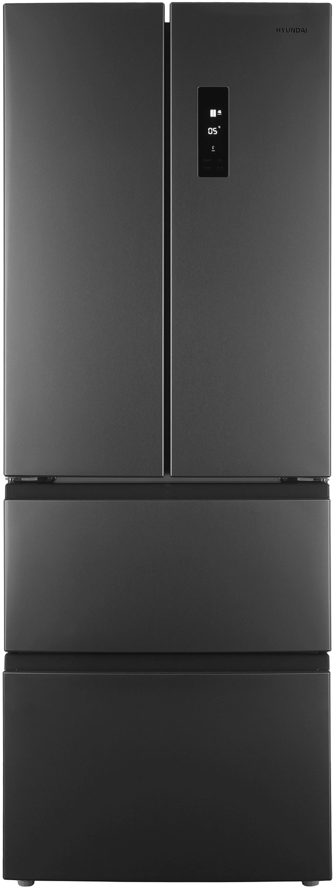 Холодильник Hyundai CM40043F, нержавеющая сталь
