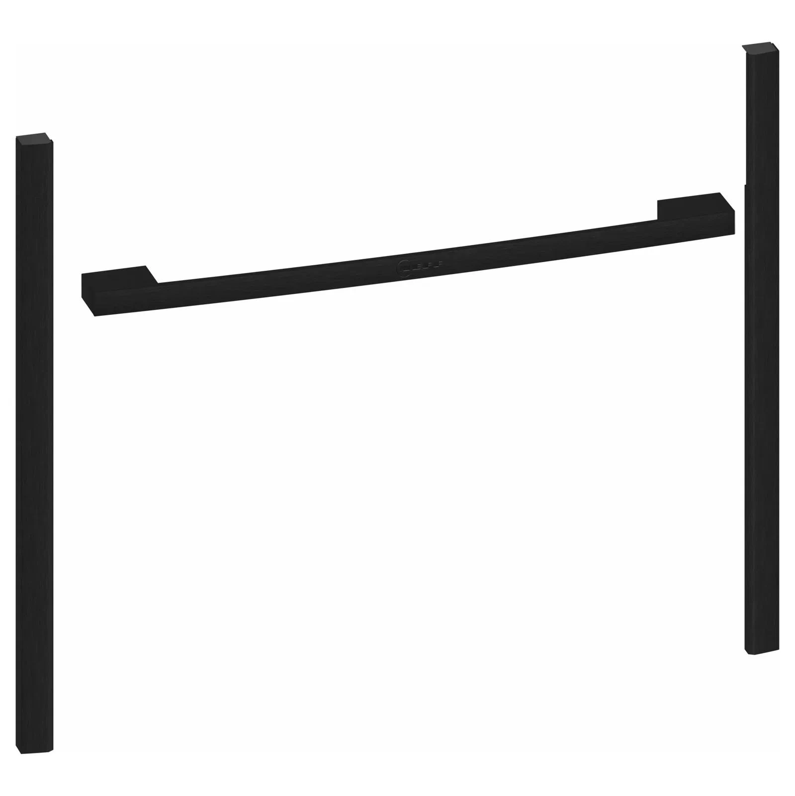 Монтажный комплект фурнитуры для компактного духового шкафа Neff Flex Design Z9045DY0 Deep black, черный