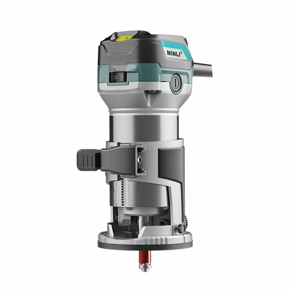 Фрезер кромочный MINLI, 710 Вт, цанги 6/6.35/8 мм, 30000 поддержка оборотов