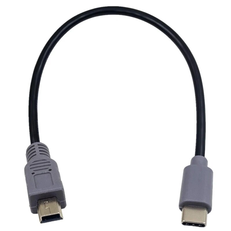 USB Type-C на Micro/Mini USB кабель 30см 0.25m, C-Mini usb
