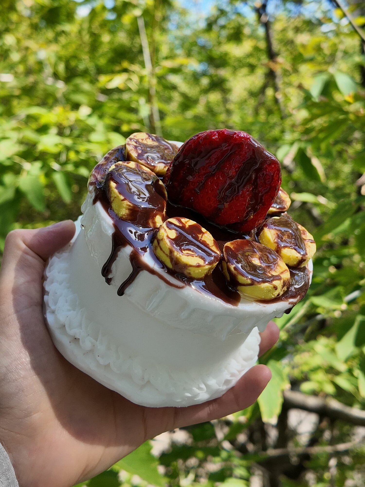 Шкатулка-Торт круглый белый