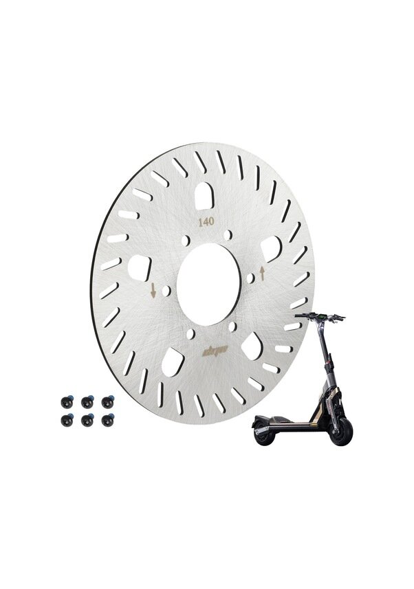 Тормозной диск для электросамоката Ulıp Ninebot GT1/GT2 140 мм с 6 отверстиями и 6 винтами