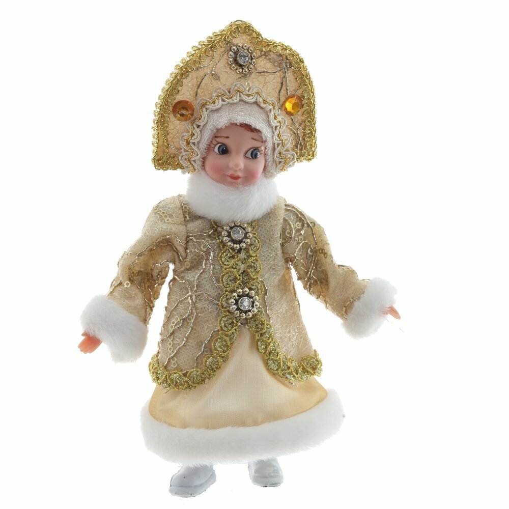 Игрушка набивная Снегурочка, 13х5х20 см KSM-823723