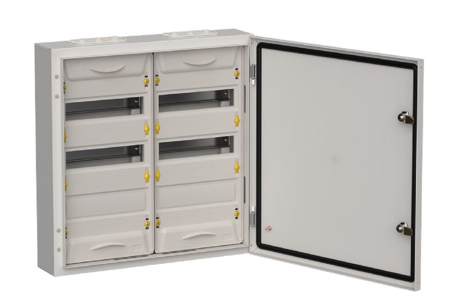 TITAN 5 Корпус металлический ЩРн-72 (2х36) 585х570х140мм IP54 серый (одна дверь) IEK