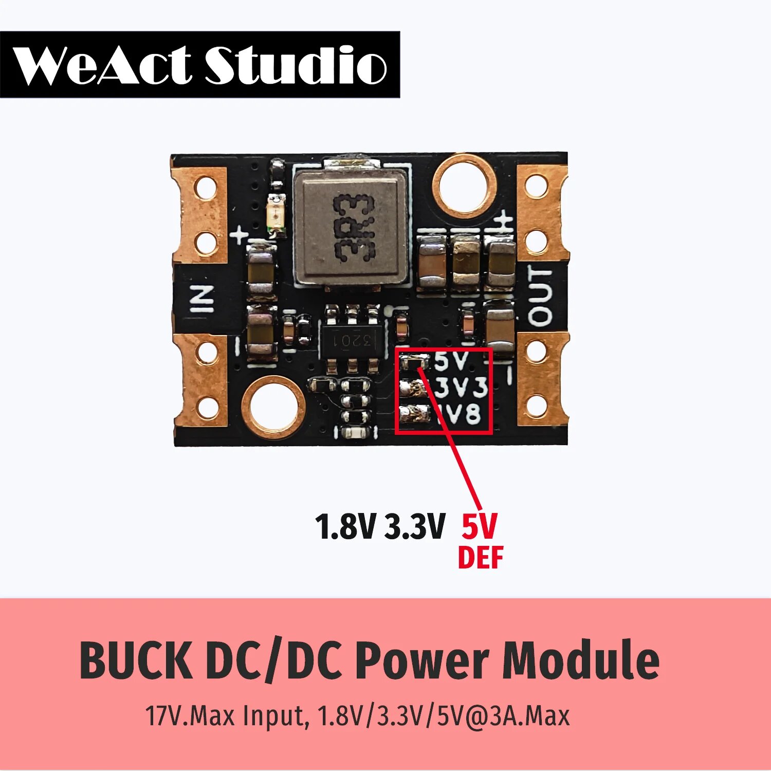 WeAct Buck Step-Down Power Module TPS563201