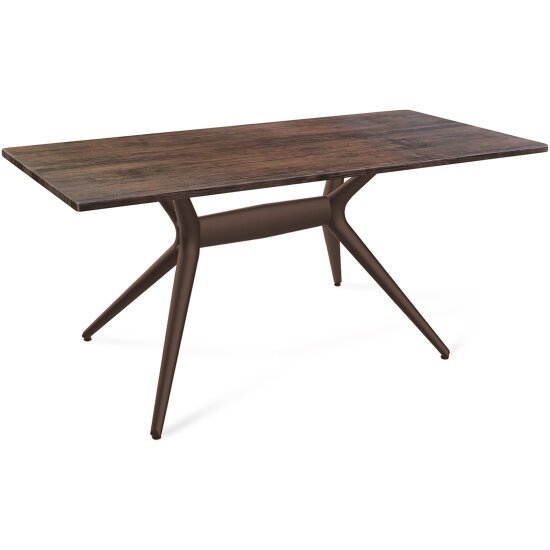 Стол обеденный Sheffilton SHT-TU30-2/120/80 МДФ коричневый/палисандр