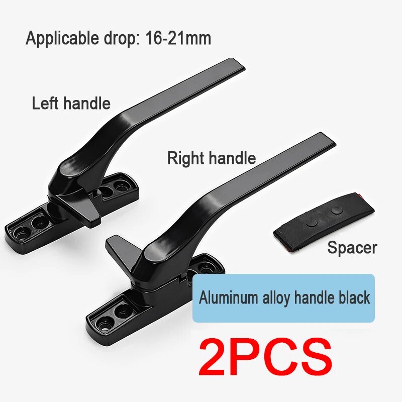 Стальная оконная ручка 7-образная