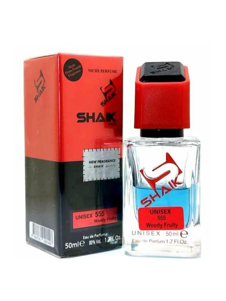 Парфюмерная вода SHAIK WM555, унисекс, фруктовые и древесные ноты, 50мл