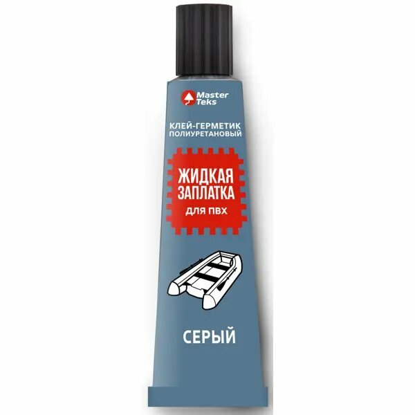 Клей-герметик полиуретановый Masterteks Жидкая заплатка серый 40 мл
