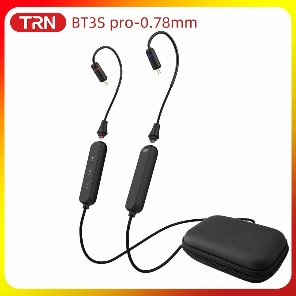 В комплект поставки наушников FAAEAL входит Bluetooth-кабель TRN BT3S Pro с выводом QDC 0,75ММ 0,78ММ MMCX S C, Контейнер с Беспроводной линией IPX6 aptX, Чехол для BLON BL03 KZ Castor ZSN PRO SE535