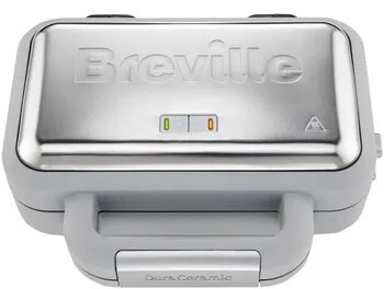 Breville Вафельница VST072 850 Вт, белый, серебристый