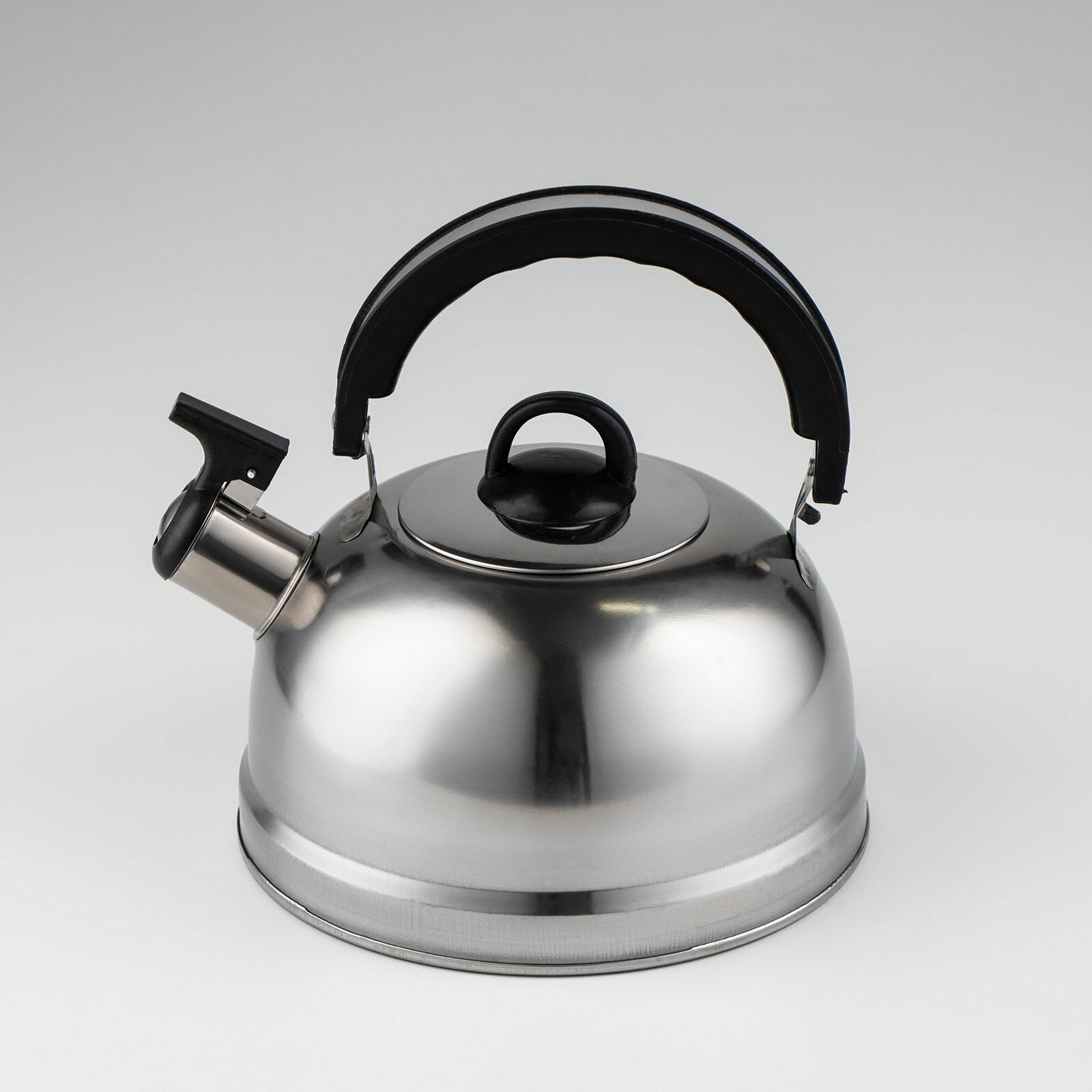 Чайник со свистком "Семейный", 1.9 л, нержавеющая сталь, хромированный