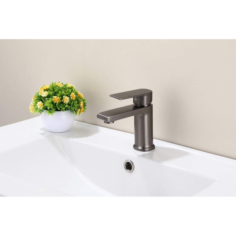 Смеситель для раковины Hansen H10019-P Графит однорычажный с традиционным изливом