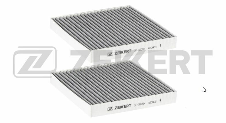 Фильтр салонный, угольный. Zekkert. (к-т 2 шт.) BMW X3 X4.