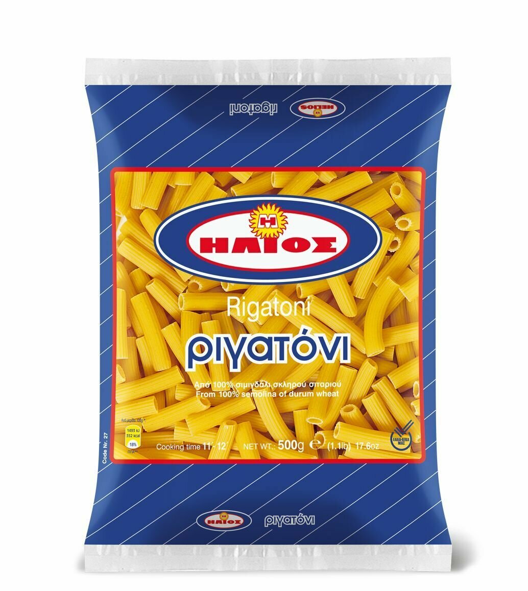 Макаронные изделия HELIOS "RIGATONI"
