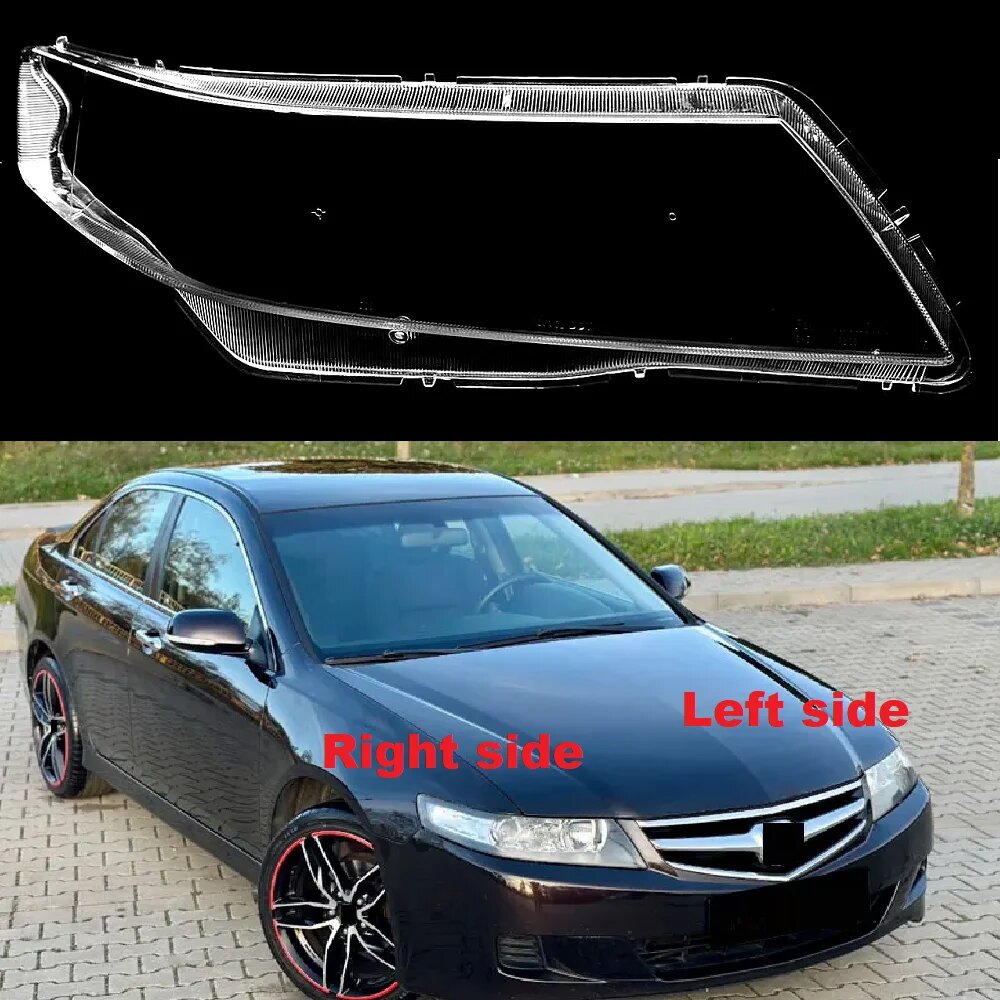Крышка фары для Honda Accord 7 2002-2008, линза фары, абажур, замена оригинального стекла 2PCS Left and Right