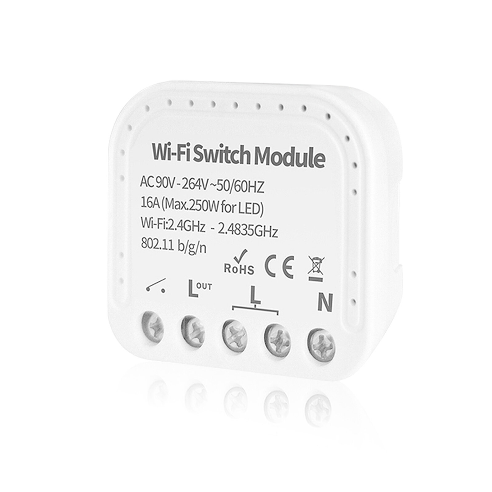 MINI Wi-Fi Smart Light Switch 2-сторонний модуль Diy Breaker eWeLink APP Пульт