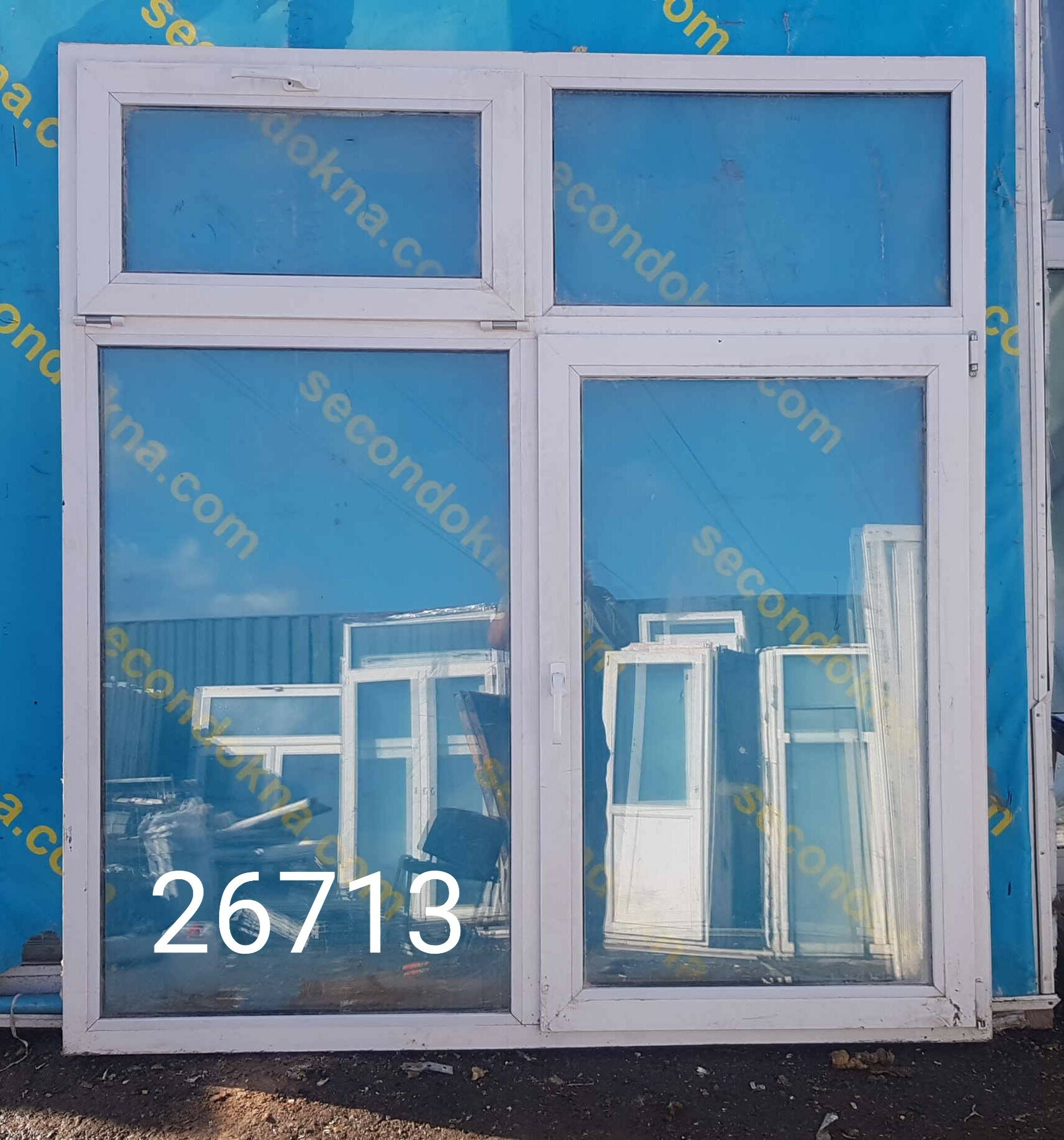 Пластиковое окно Б/У 1810(в) 1360 об х 1680(ш)